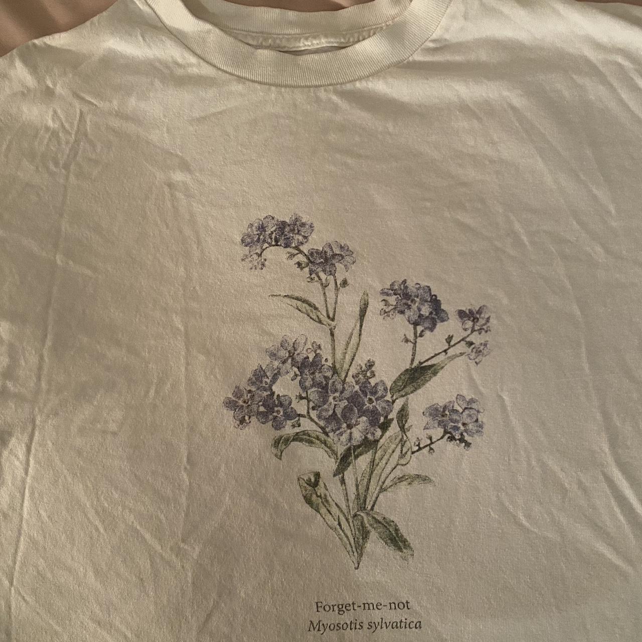 John galt forget me not tee 🪻🪻 — small tiny hole... - Depop