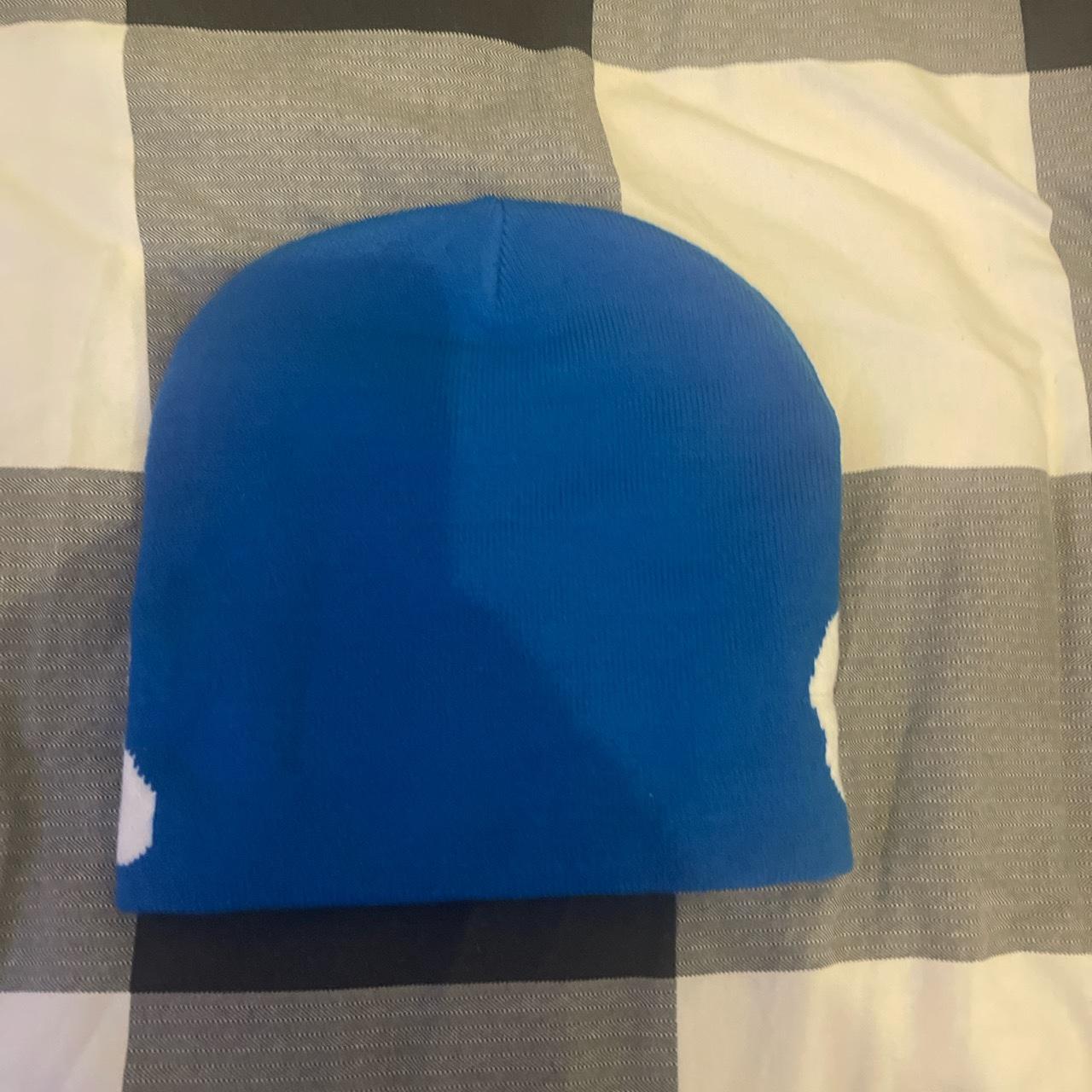 Blue mea gulpa beanie brand new never worn - Depop