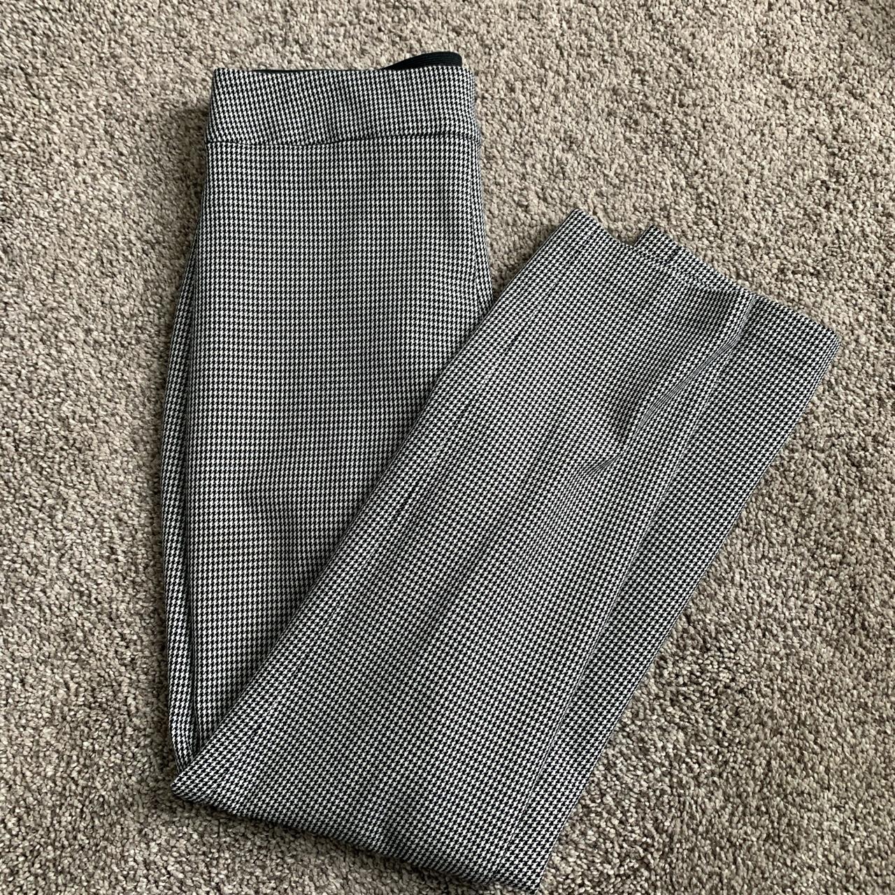 Black and white patterned pants, great for... - Depop