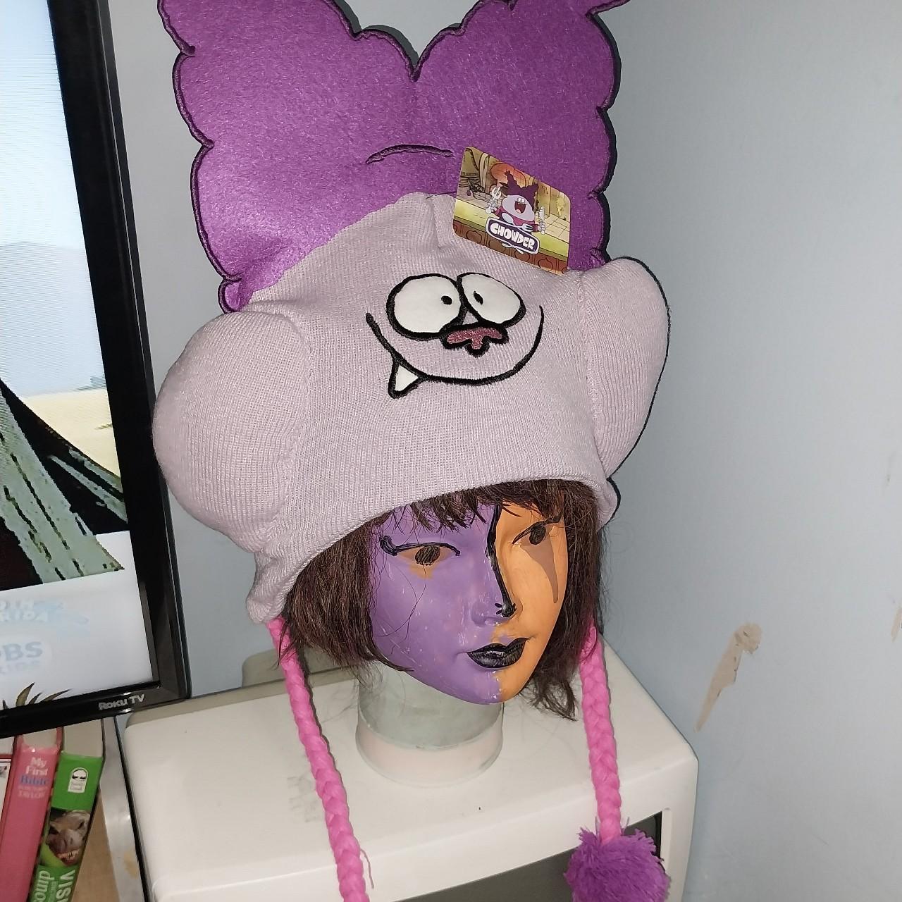 Chowder tassle beanie in perfect condition... - Depop