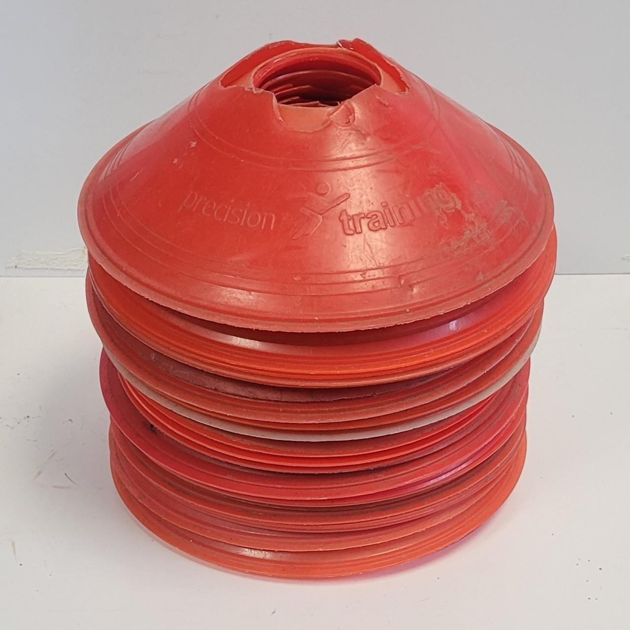 19cm round cone. x40 red plastic cones 20p each or... - Depop