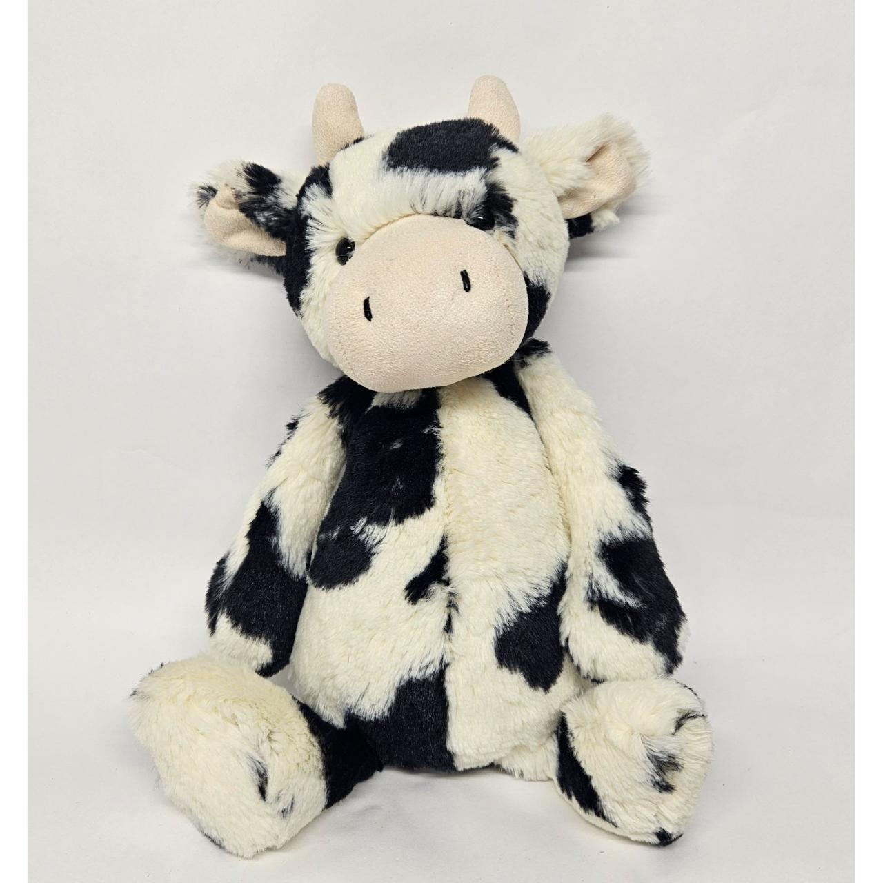 Jellycat London Bashful Cow 12” Soft Floppy Plush... - Depop