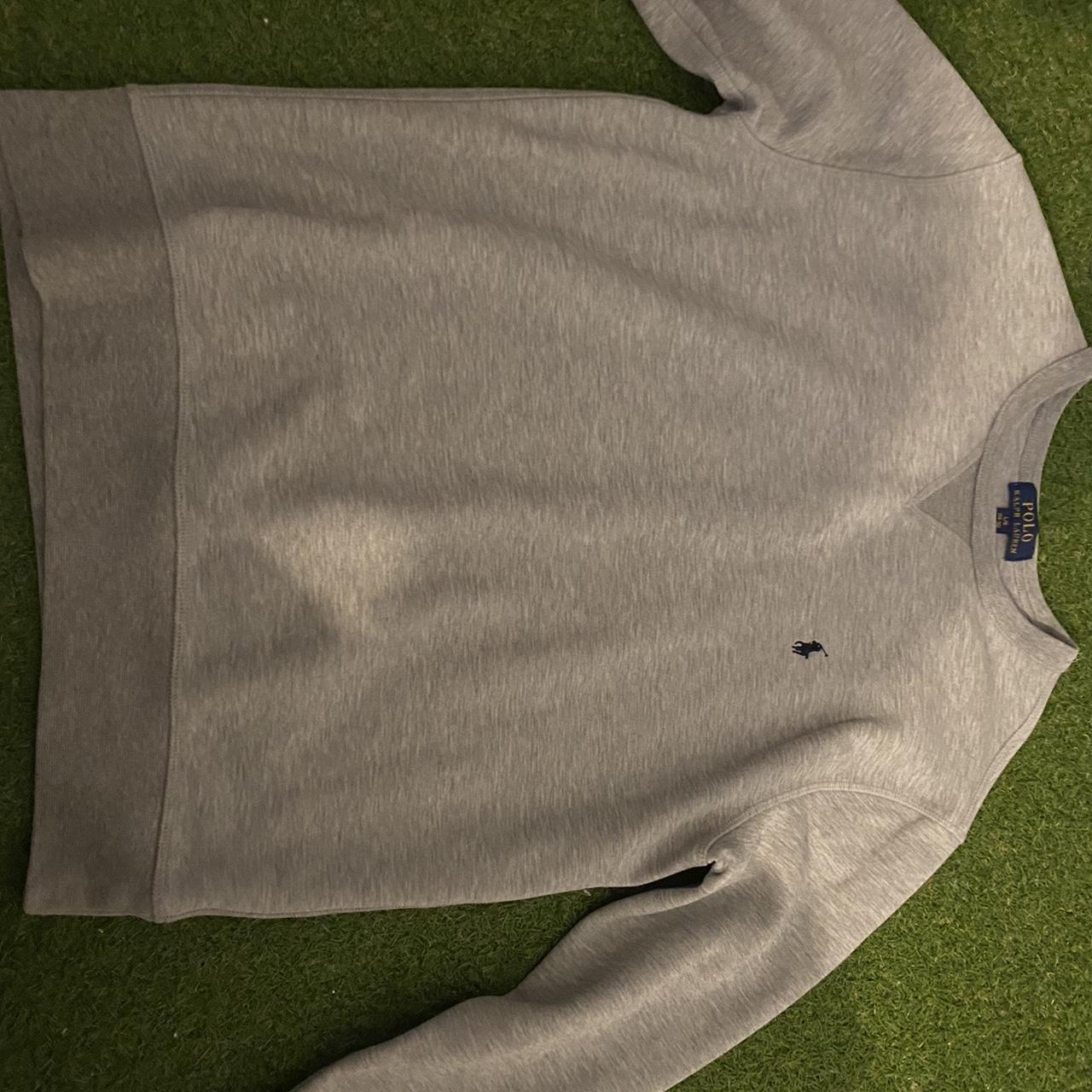 Polo Ralph Lauren Grey Jumper | Depop