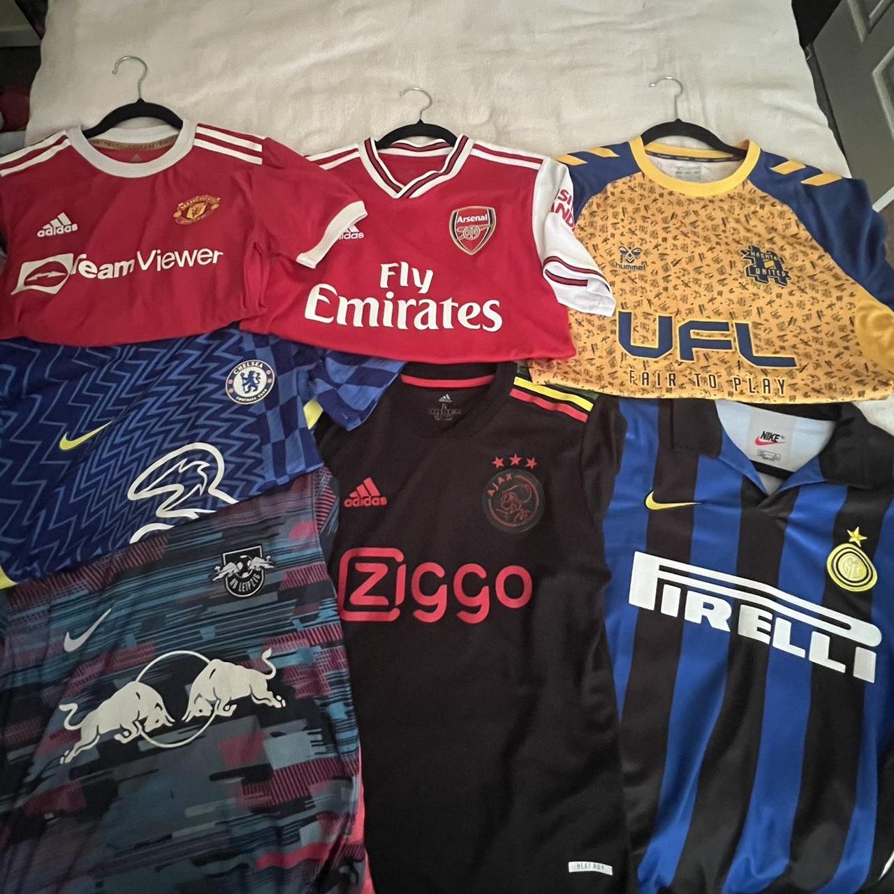 Football kits brand new without tags and slightly... - Depop
