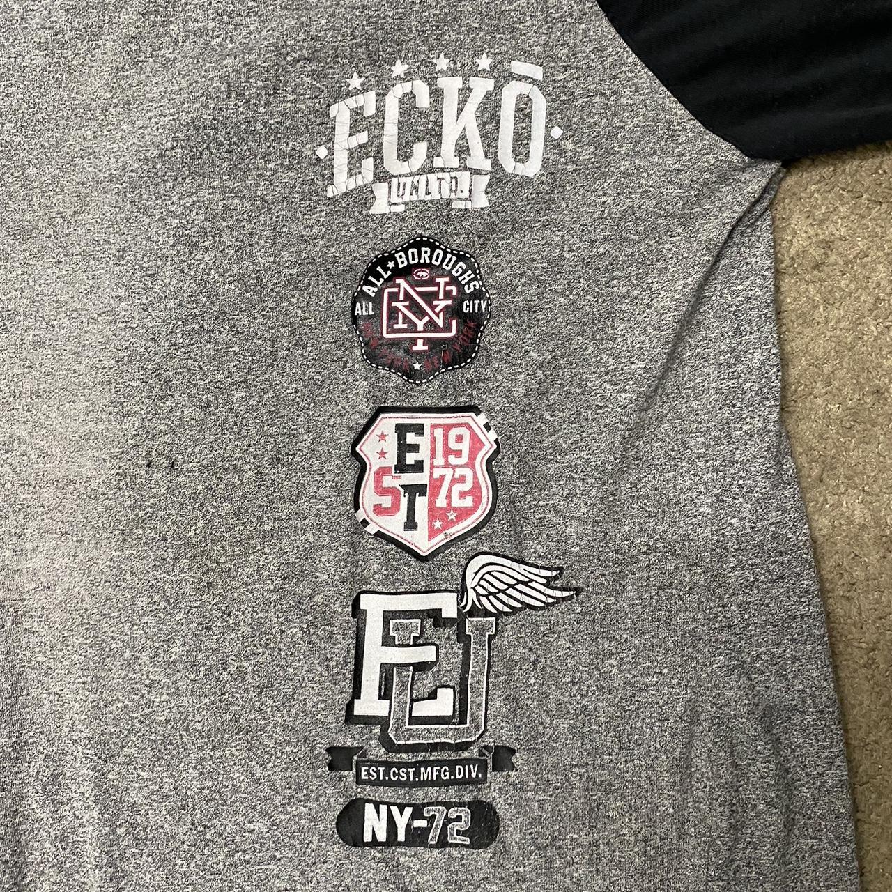 Ecko Unltd. Men's Grey T-shirt | Depop