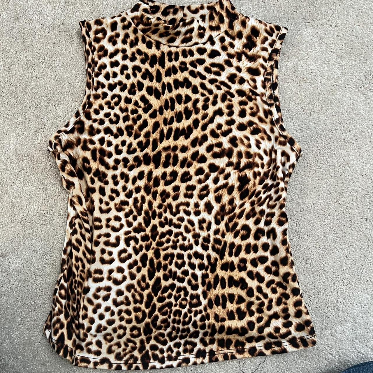 Super cute cheetah print tank top!!! I love this... - Depop