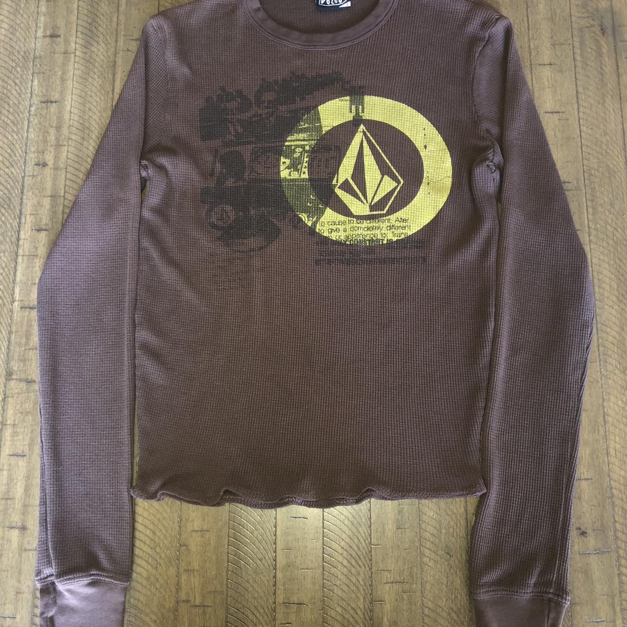 Super sick graphic Volcom long sleeve - Depop