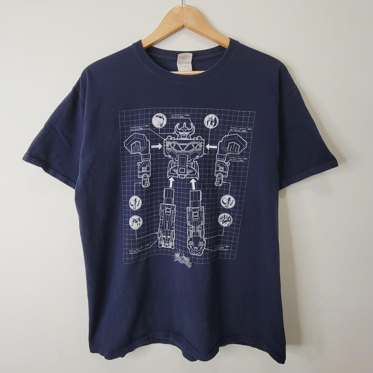 Mighty Morphin Power Rangers Megazord blueprint... - Depop