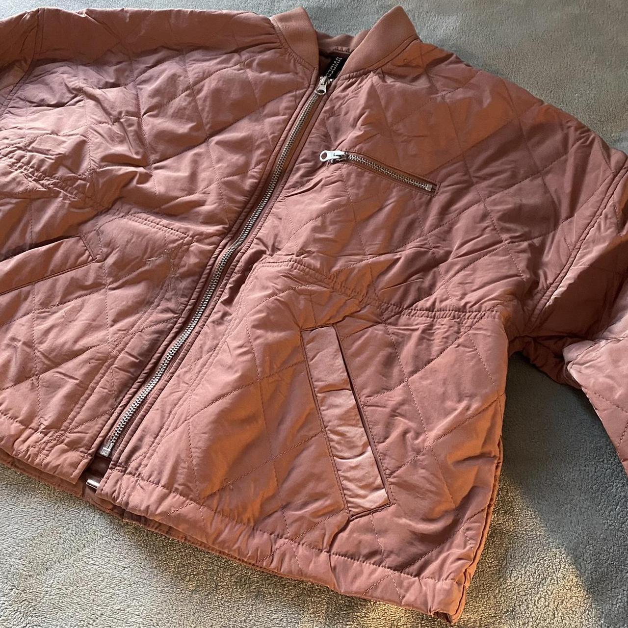 dusty rose jacket!! really lightweight and slightly... - Depop