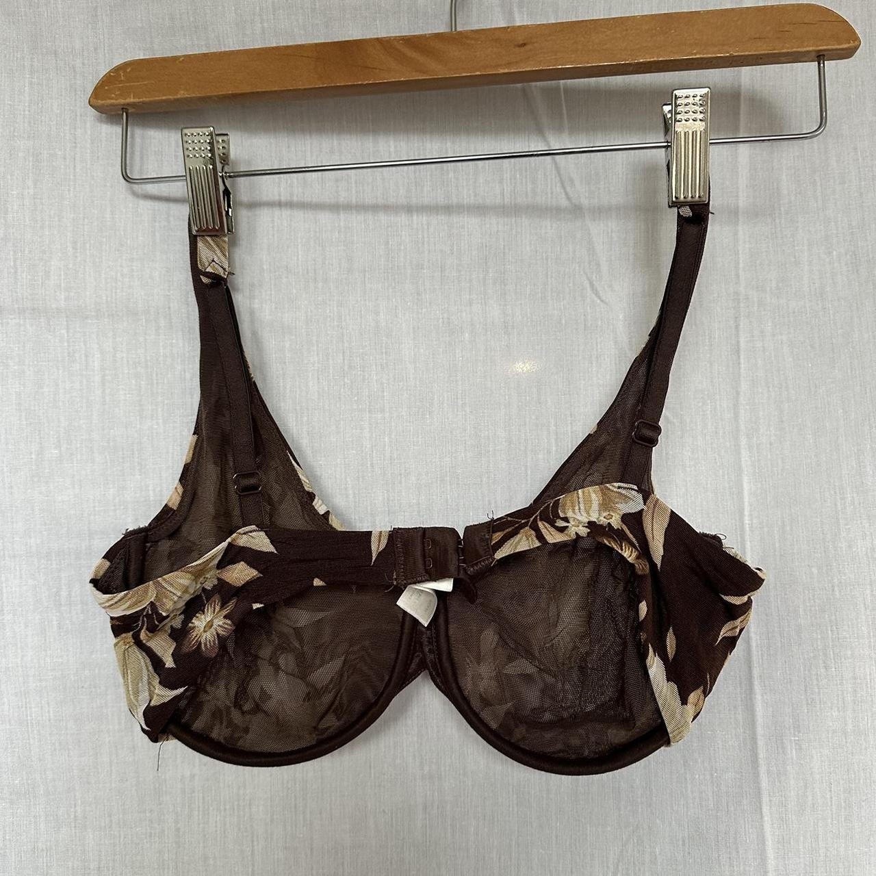 90s Mesh bralette top Vintage 90s Victoria’s... - Depop