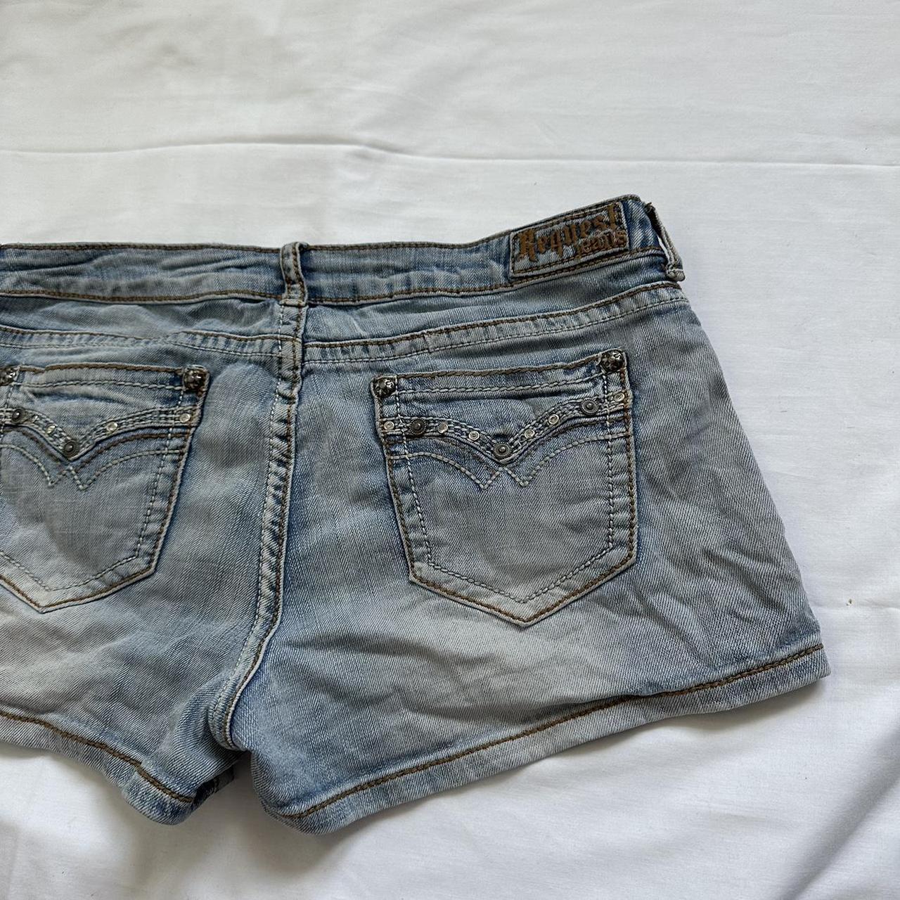 Vintage mini short Early 2000s low rise Mini short... - Depop
