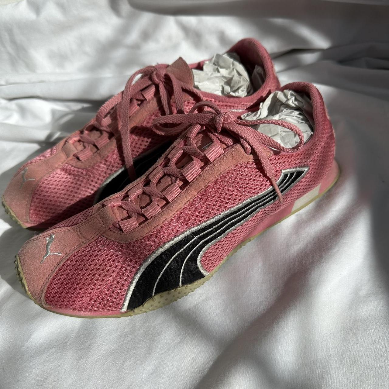 Pink puma ballet flat The cutest y2k sporty pink... - Depop