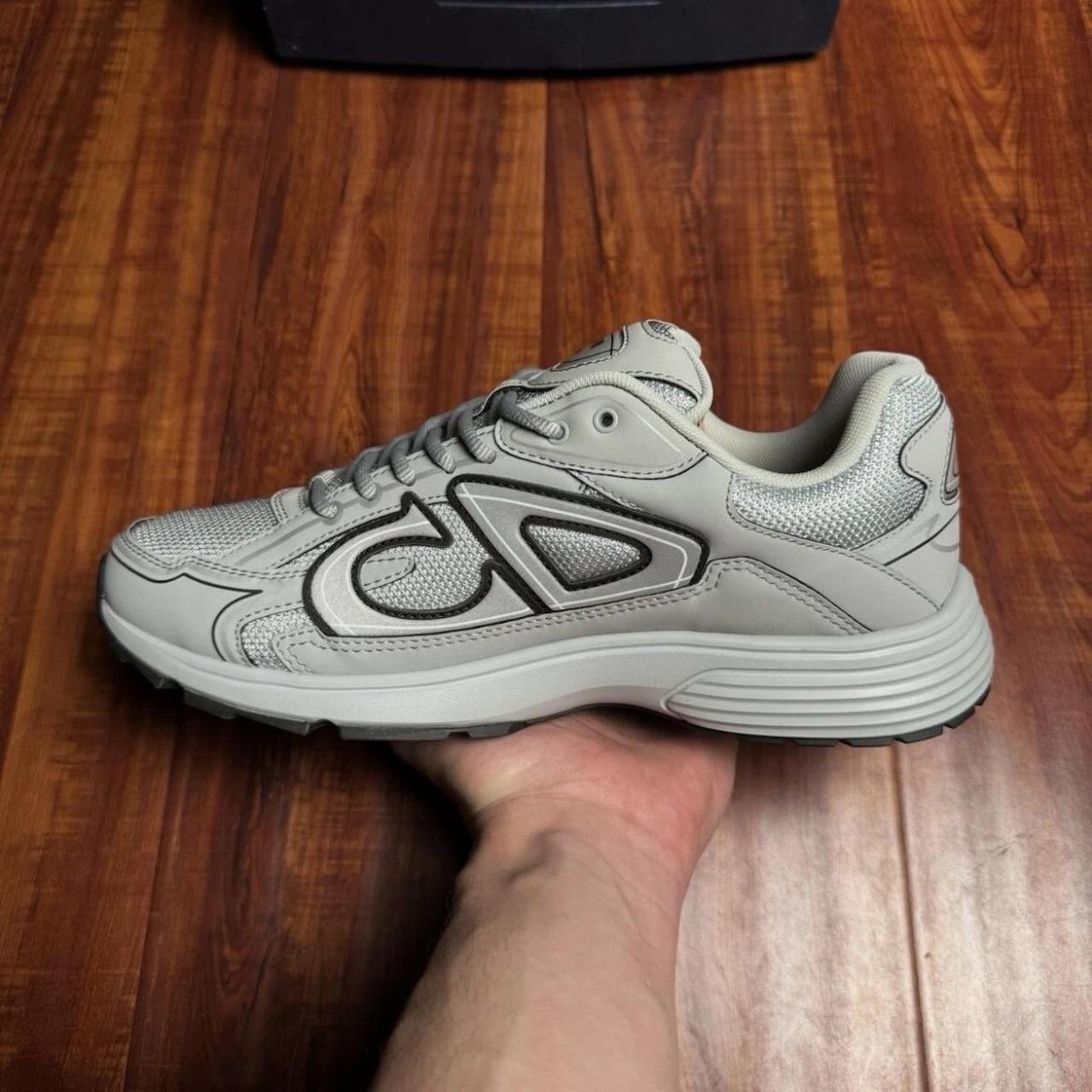 Dior B30 Reflective CD Mens Light Grey Sneakers -... | Depop