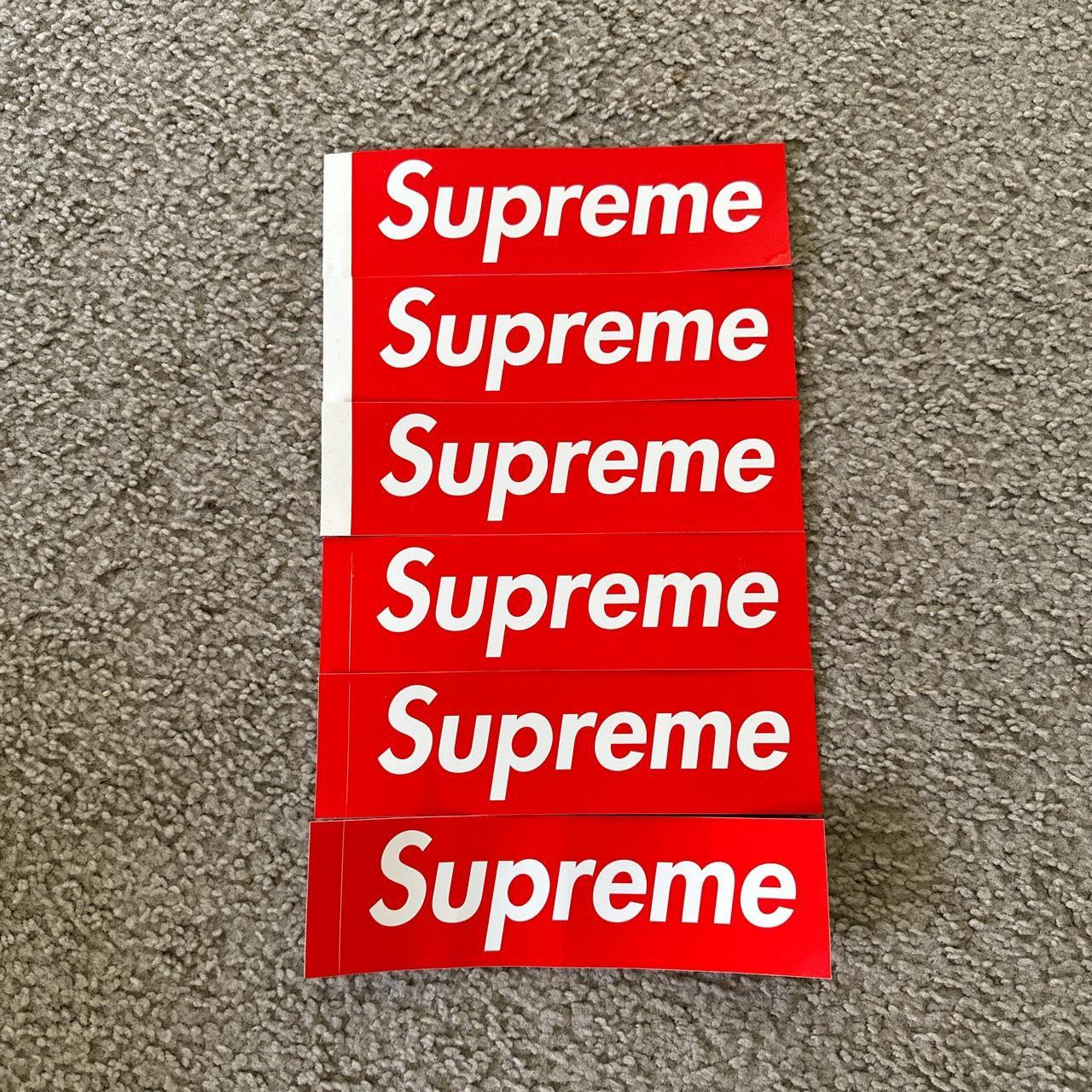 6X Supreme Stickers Please Buy Off Me I don’t need... - Depop