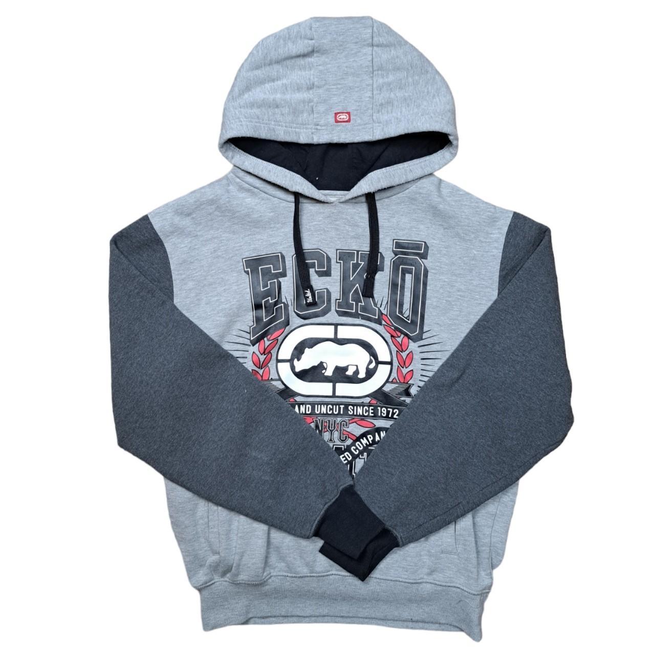 Ecko Hoodie Stylish retro jumper with large ecko... - Depop
