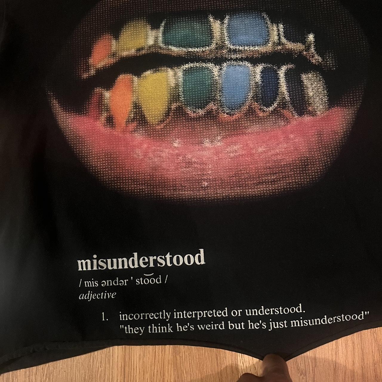 black we are all misunderstood grill tee shirt is... - Depop