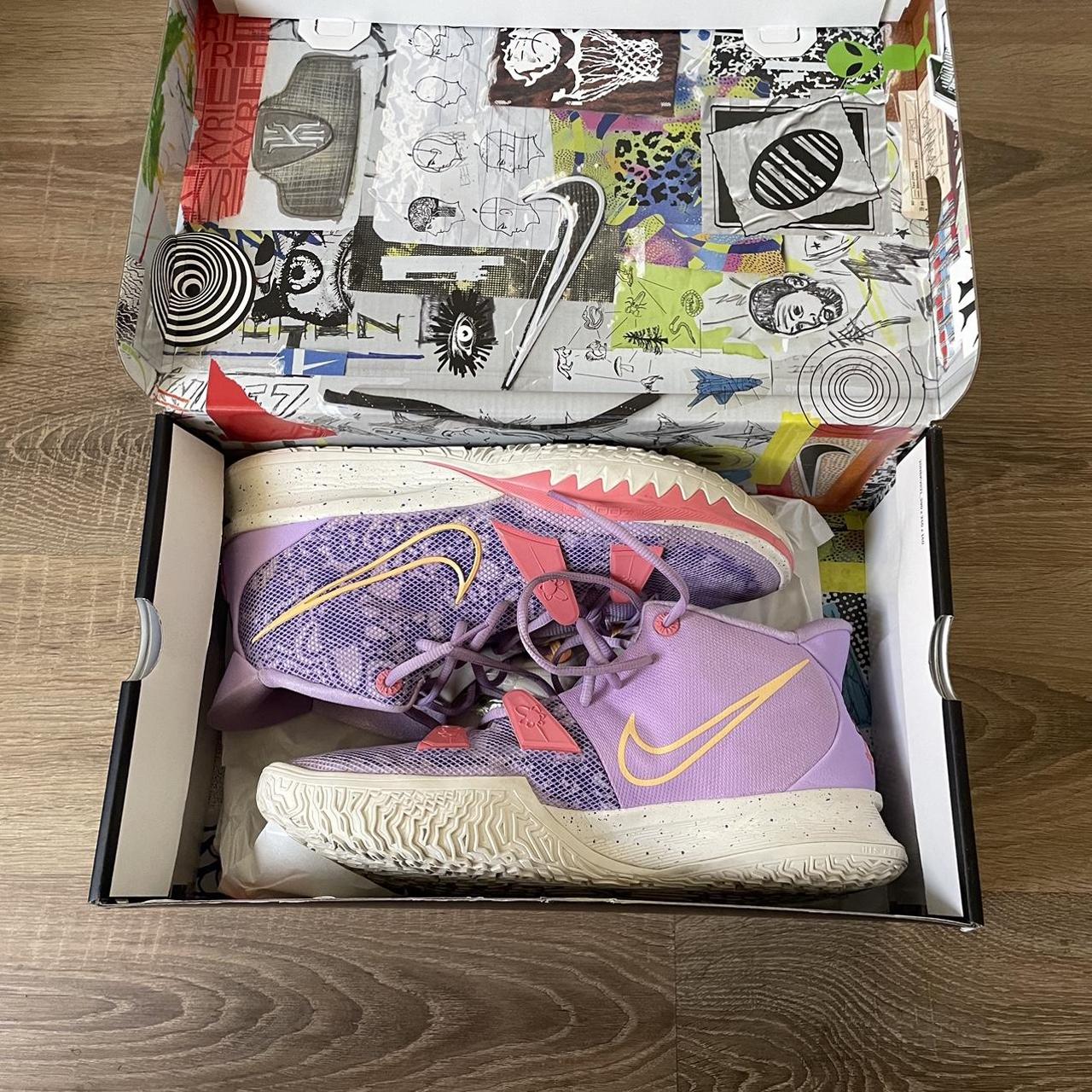 Kyrie 7 Daughters Azurie Size 12 - £100 Pink... - Depop