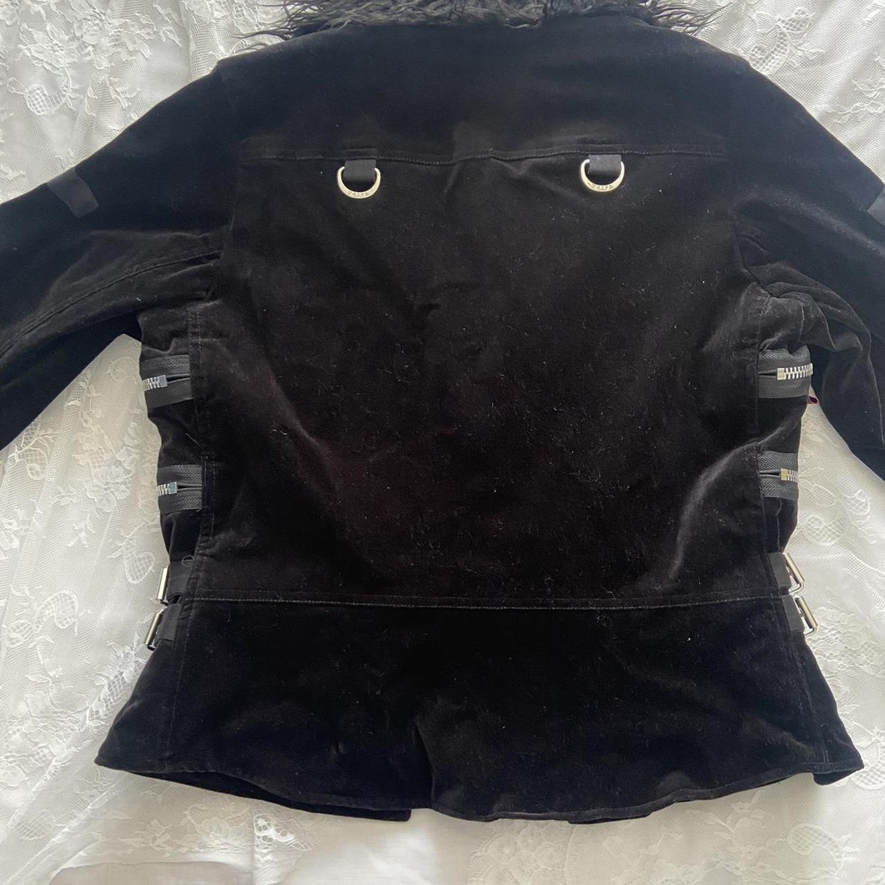 NWOT Tripp NYC velvet jacket Ft red Lining & fur... - Depop