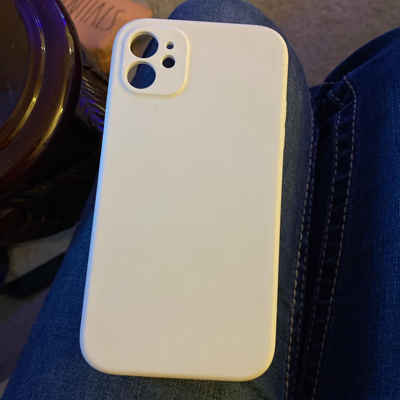 iPhone 11 white silicone case - Depop
