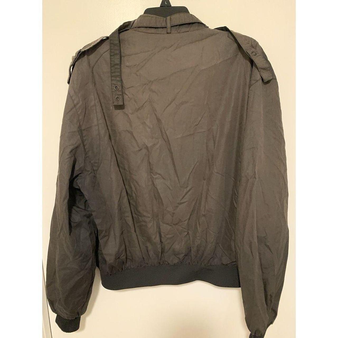 VTG Members Only Bomber Jacket 90s Mens Sz 44 Black... | Depop