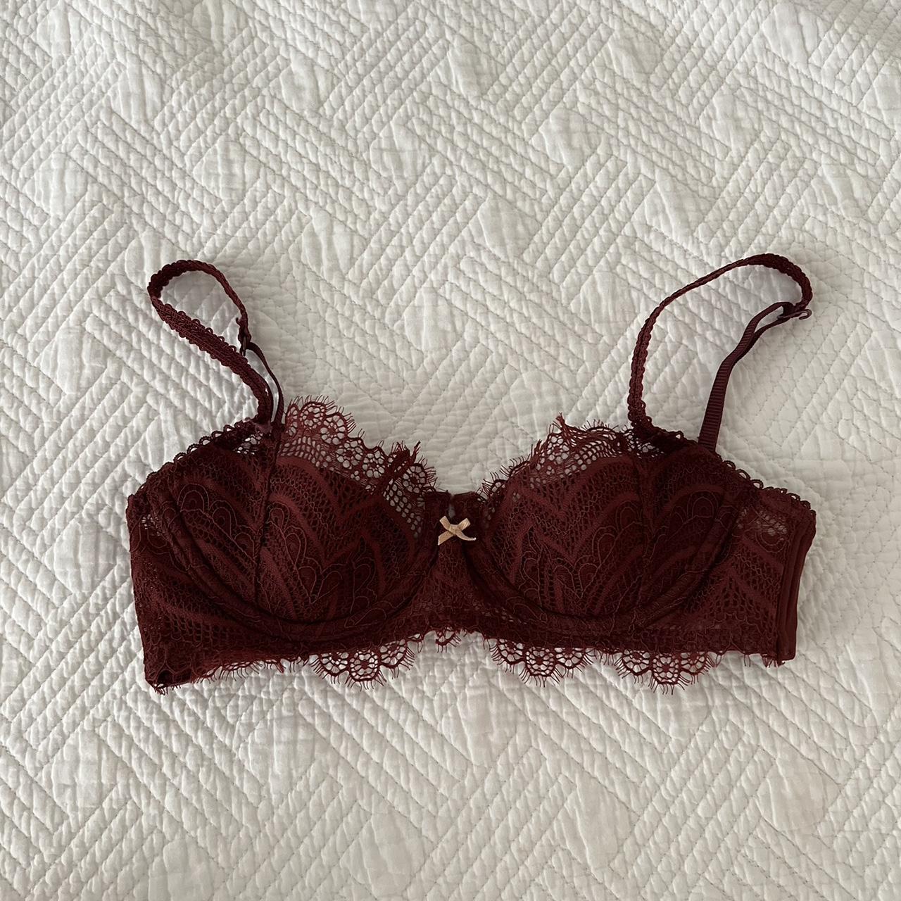 Free people Size Small bralette Burgundy Fits xs &... - Depop
