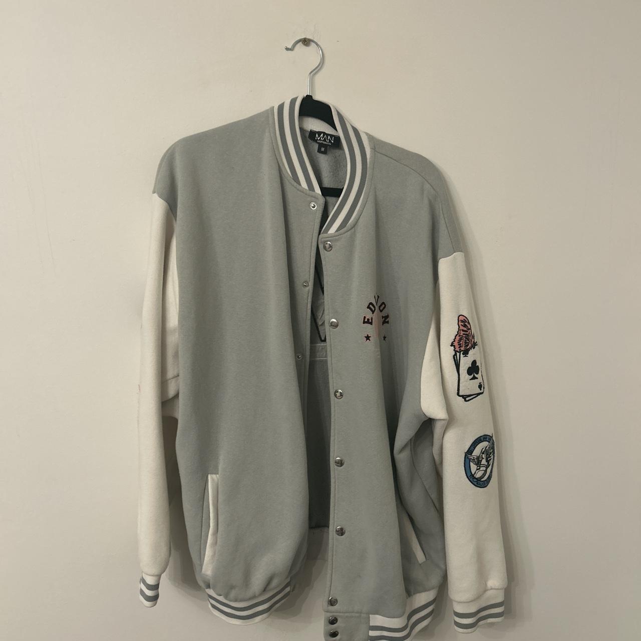 Boo-hoo man, varsity jacket size, medium - Depop