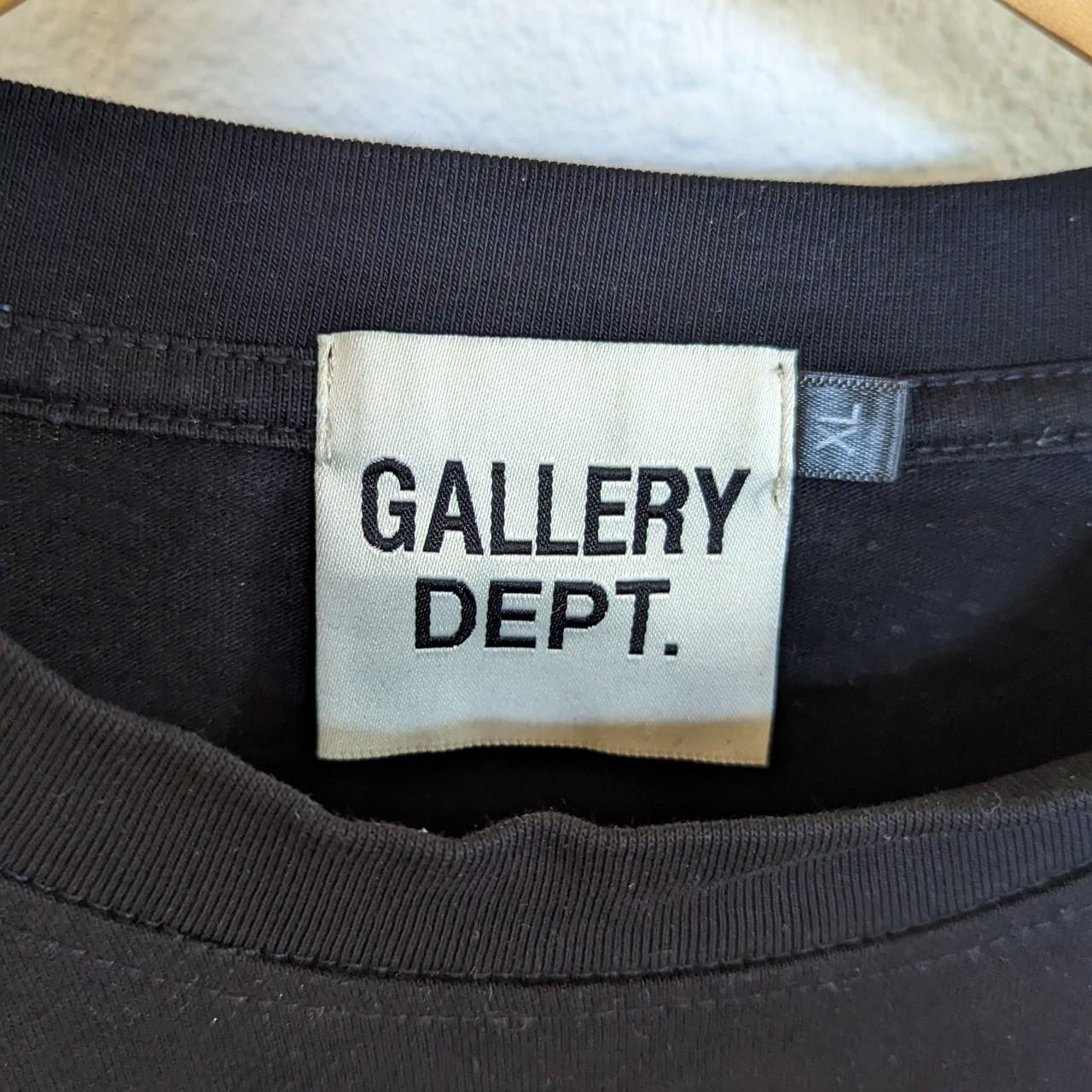 Gallery Dept. Men's Black T-shirt | Depop