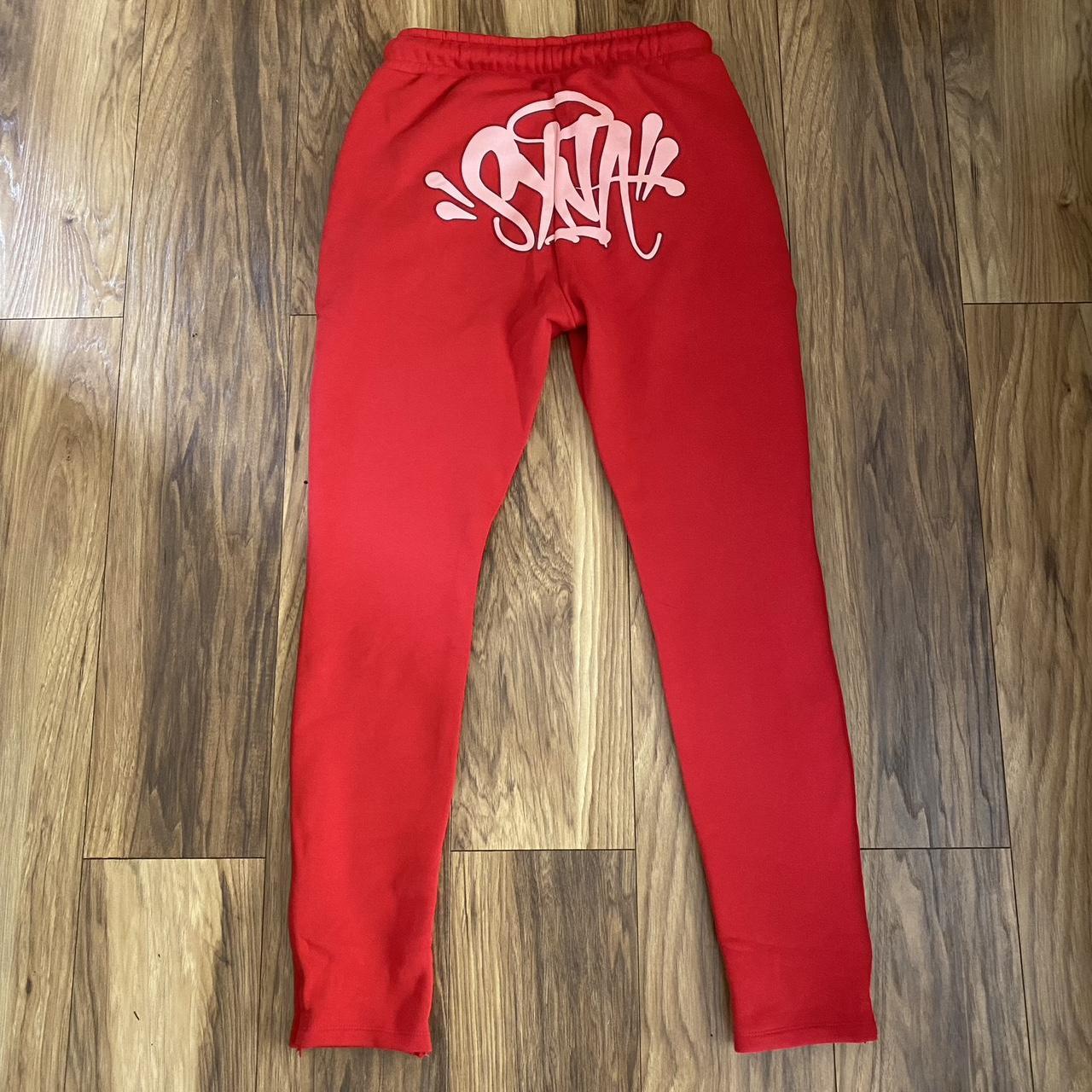 Syna World Central Cee Red Full Tracksuit Size... - Depop