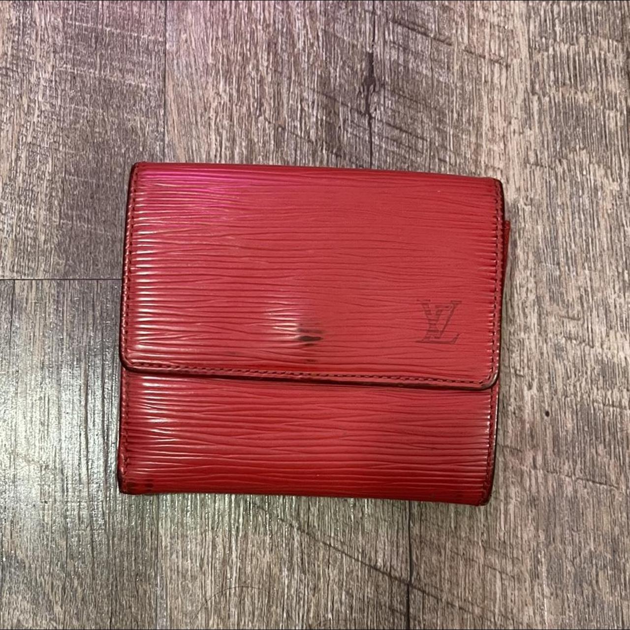 💕NO PAYPAL💕 Red Louis Vuitton Epi leather wallet... - Depop