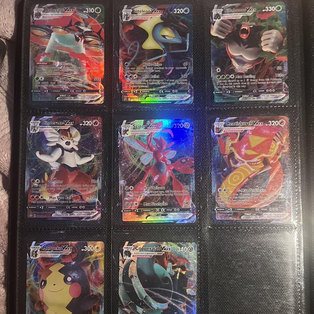 pokemon cards!! Vmax, Gx,Ex, V, 9 cards for 45... - Depop