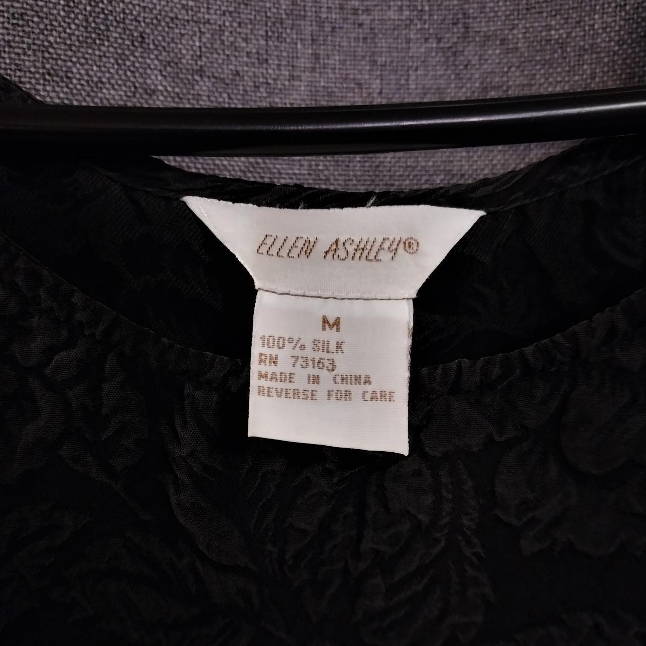 Vintage Ellen Ashley Floral Silk Tank... - Depop