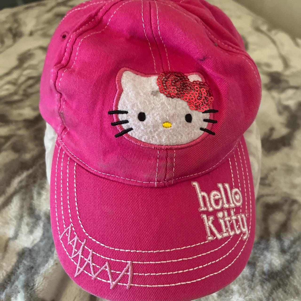hello kitty hot pink hat - Depop