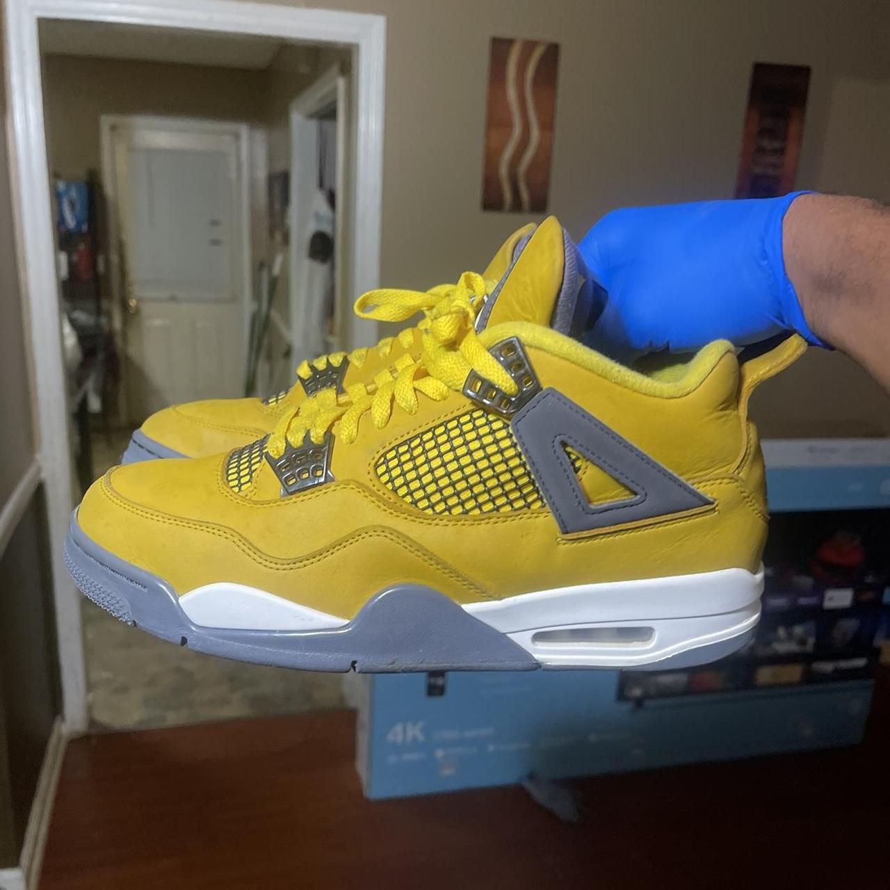 Jordan 4 “Lightning” very used , selling for an low... - Depop