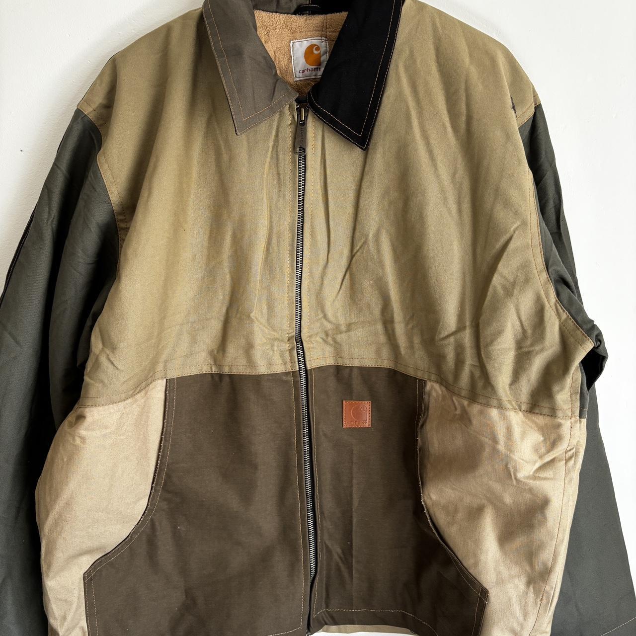 Carhartt Rework Detroit Jacket (rework meaning... - Depop