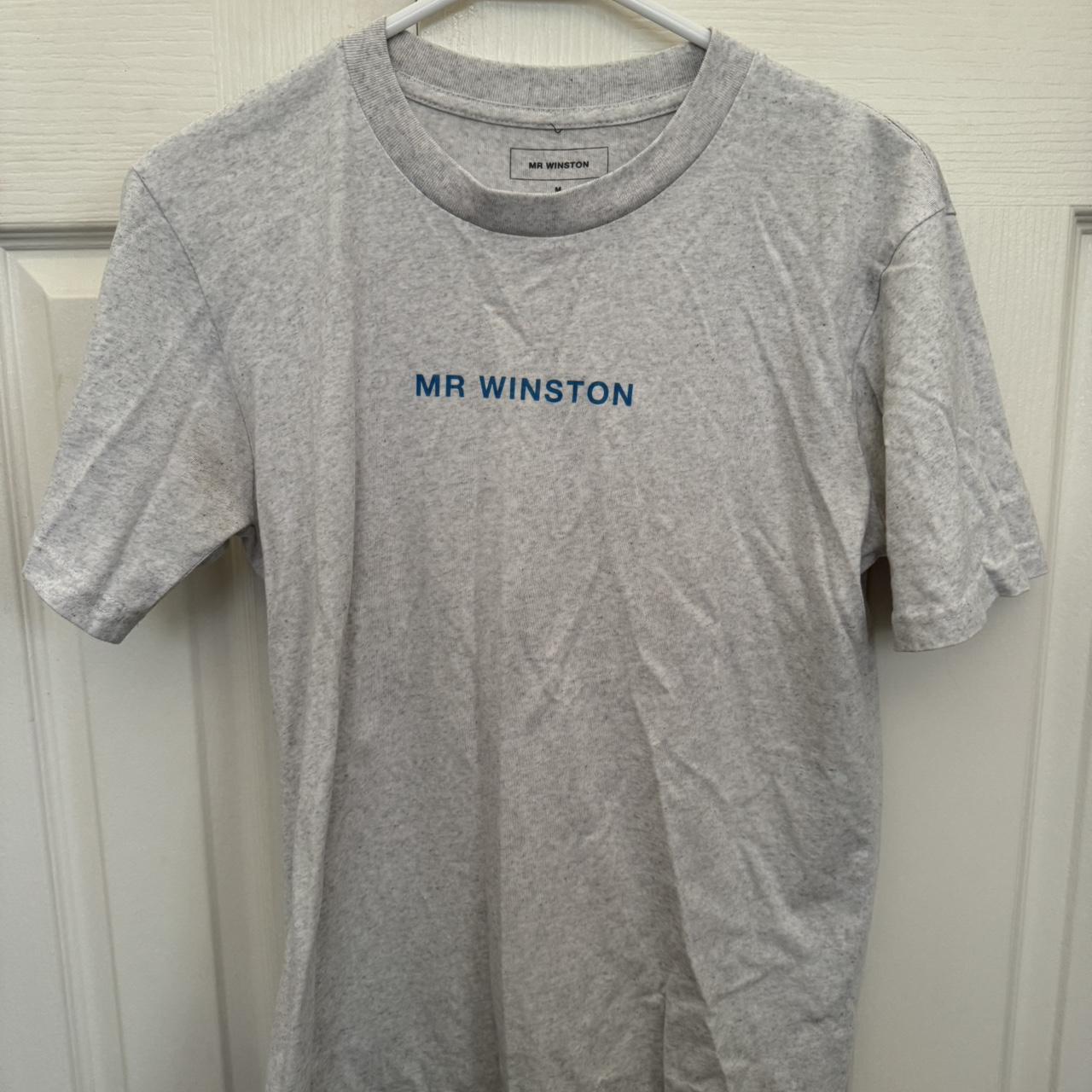 Grey marle mr Winston tshirt size medium super cute... - Depop