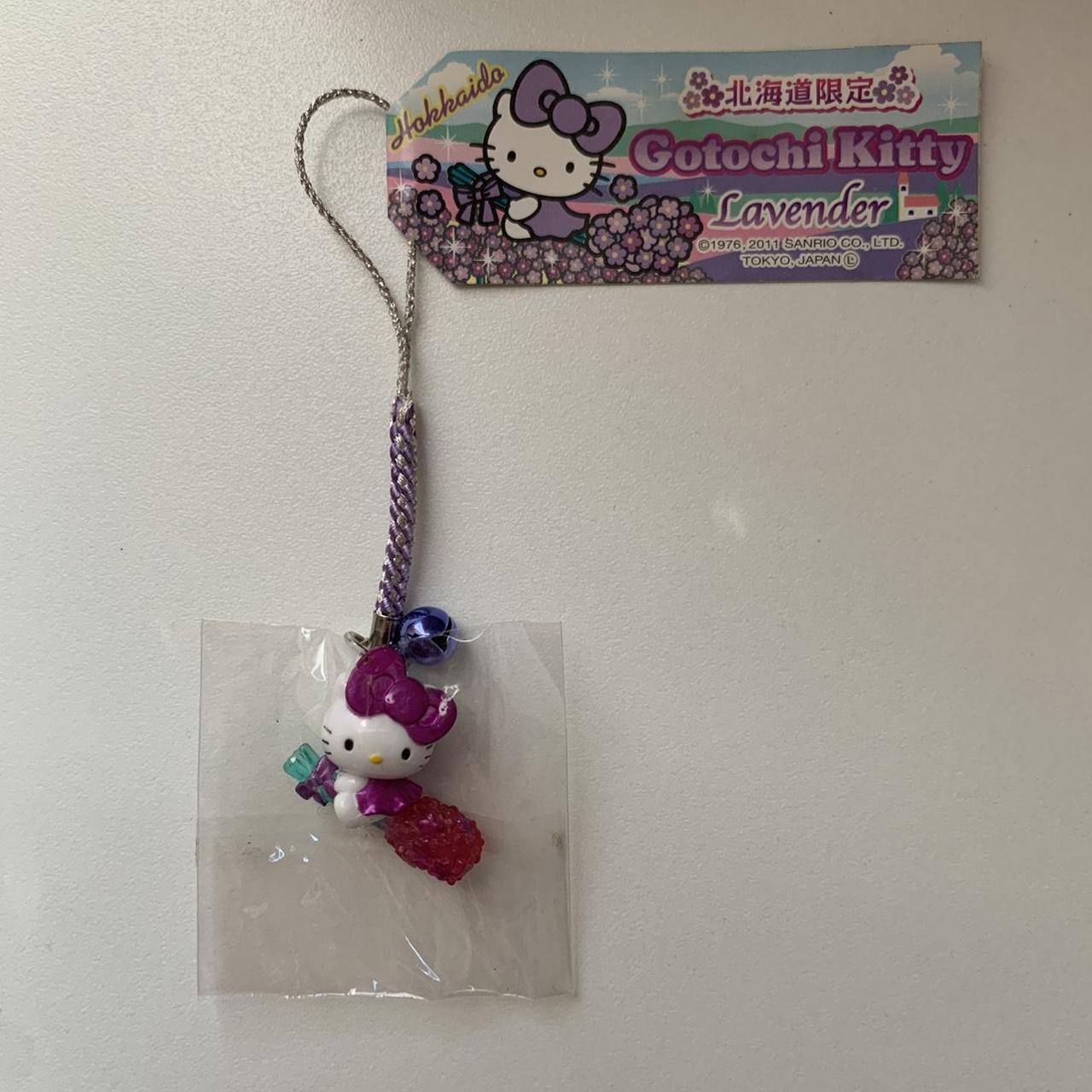 SUPER RARE hello kitty lavender broom gotochi charm!... - Depop
