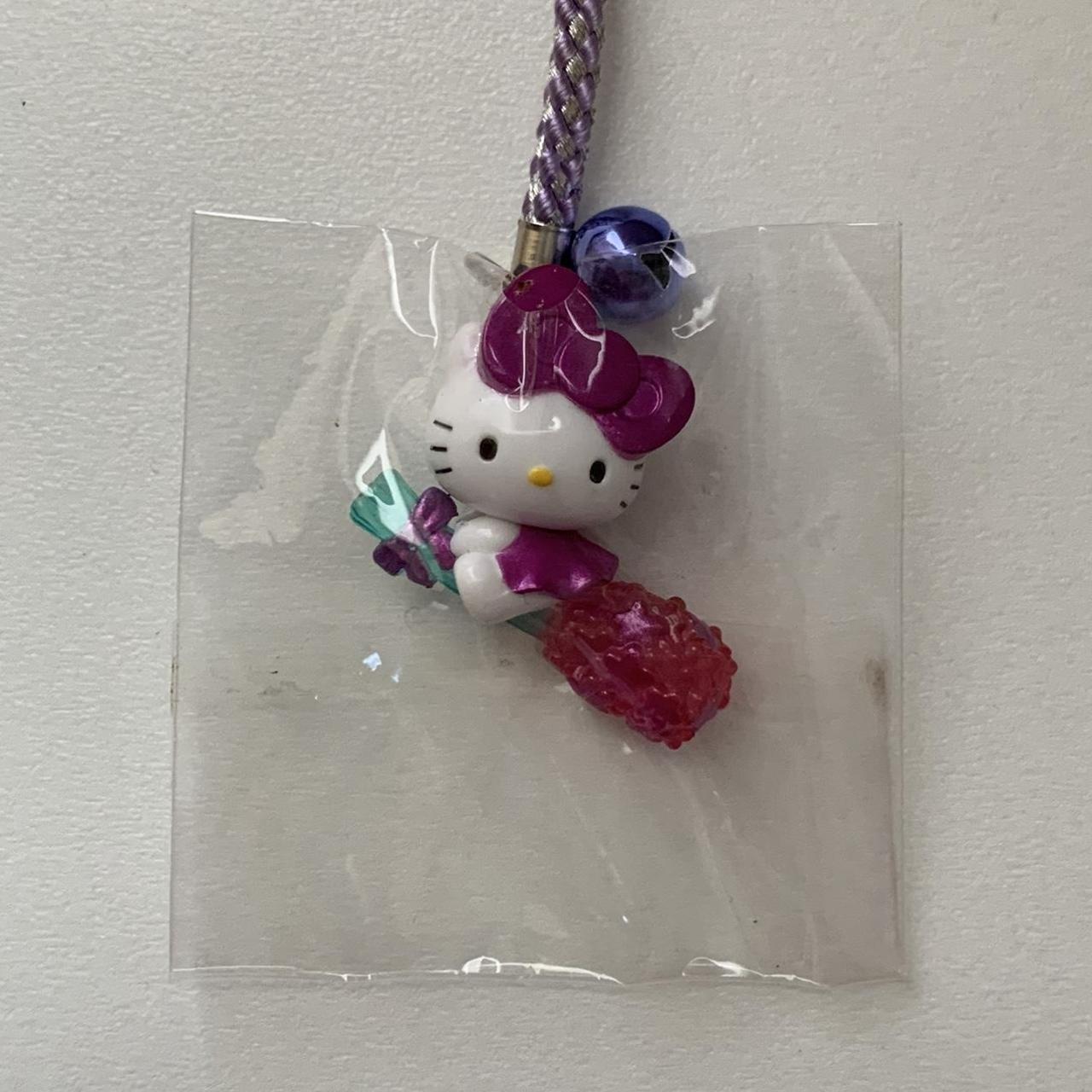 SUPER RARE hello kitty lavender broom gotochi charm!... - Depop