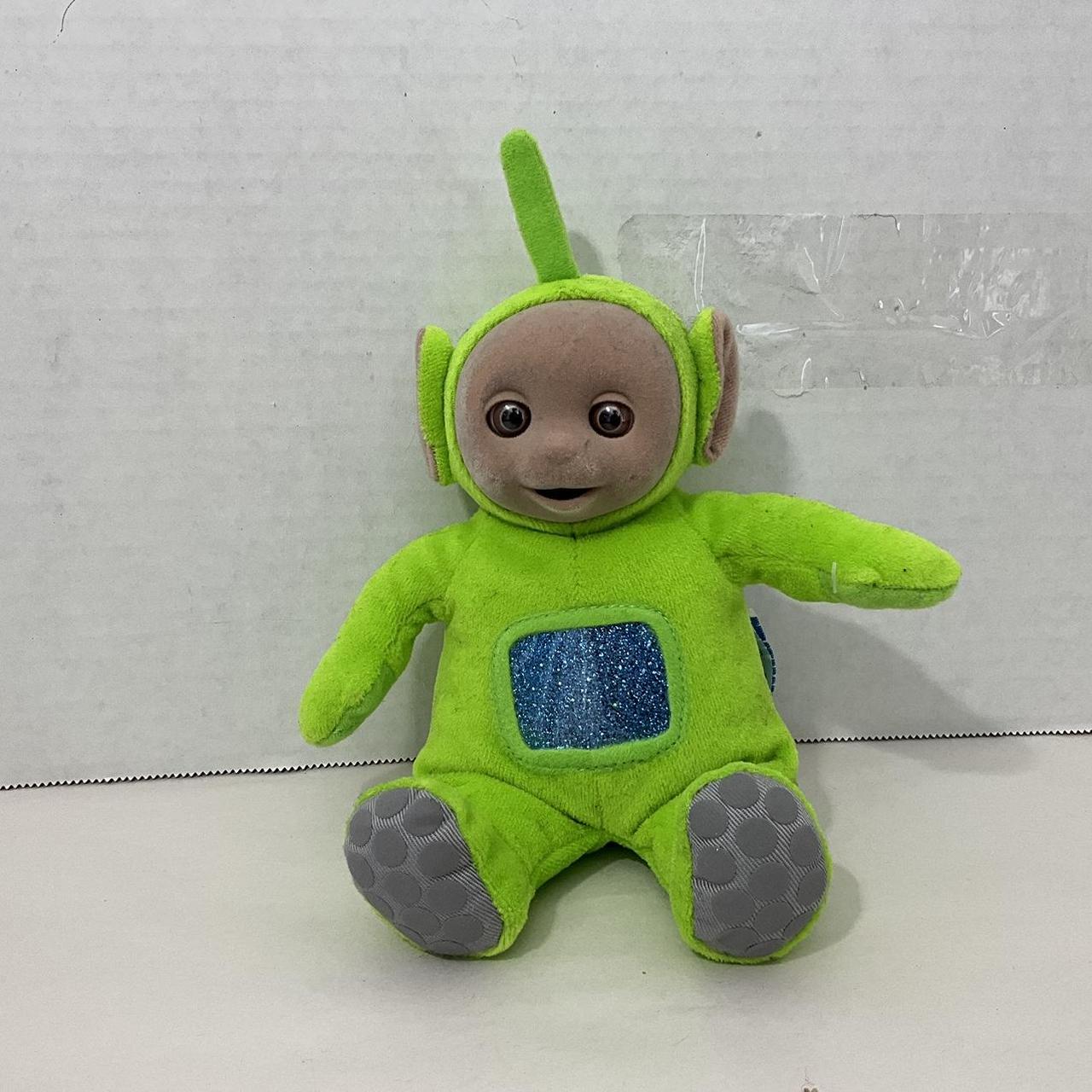 1998 dipsy teletubby plush with flocked (velvety)... - Depop