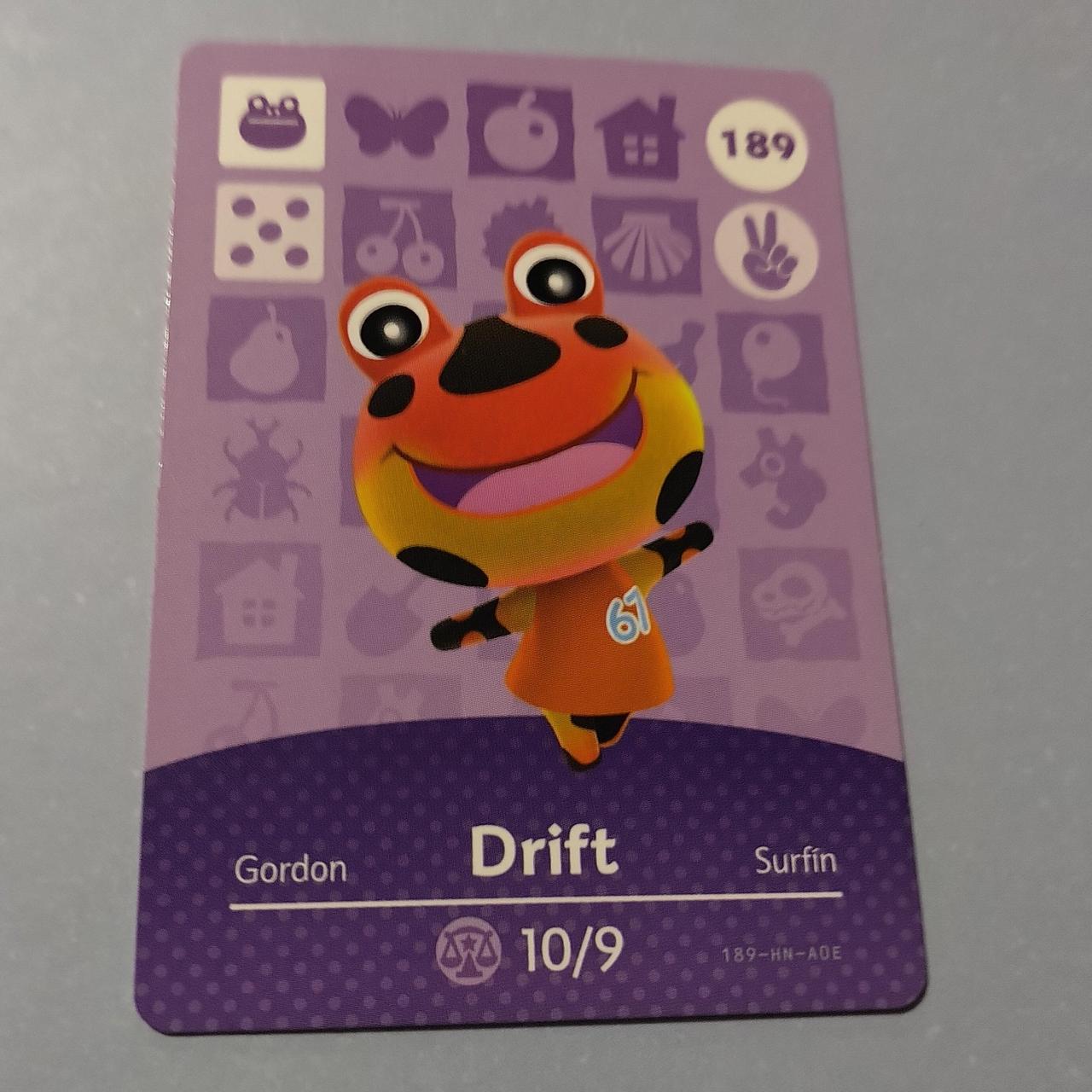 Drift Animal Crossing official amiibo Normal size - Depop