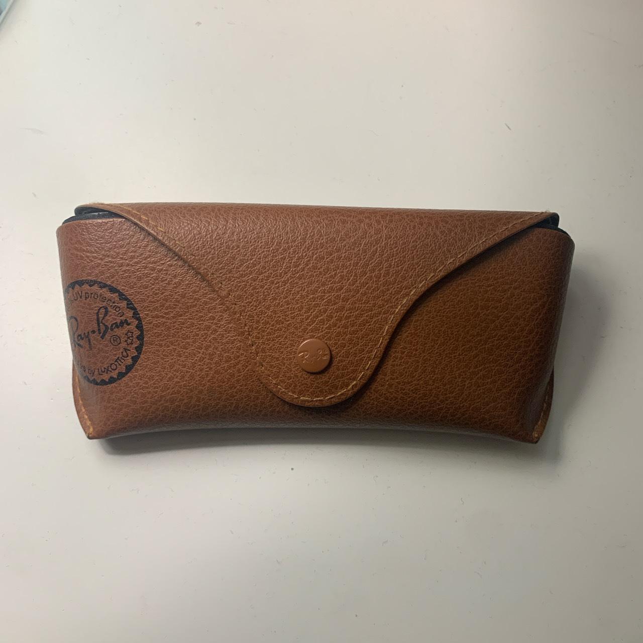 Brown rayban case No flaws #raybans #sunglasses... - Depop