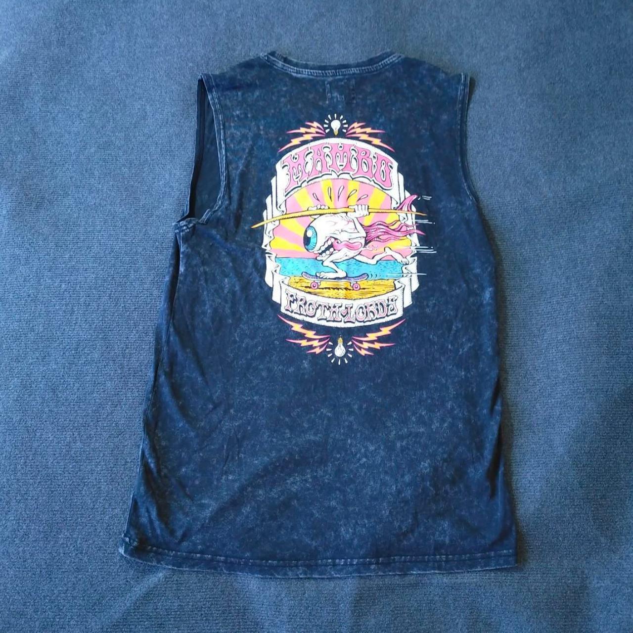 Mambo Smart Arts Apparel Froth Lords Men's Singlet... - Depop