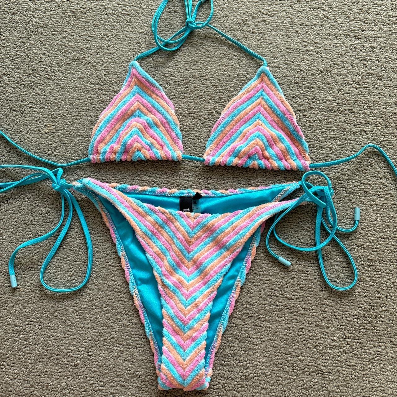 Triangl vinca sherbet stripe Size xsmall top and... - Depop