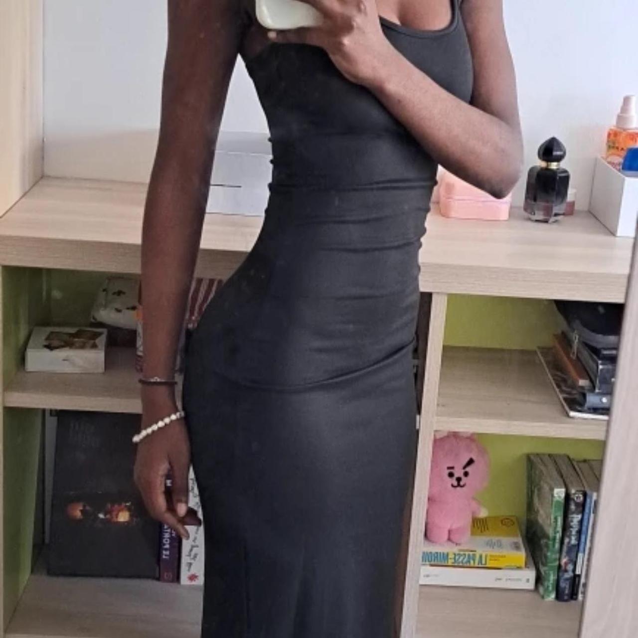 Black Maxi Bodycon Sleeveless Dress 99p Delivery 5... - Depop