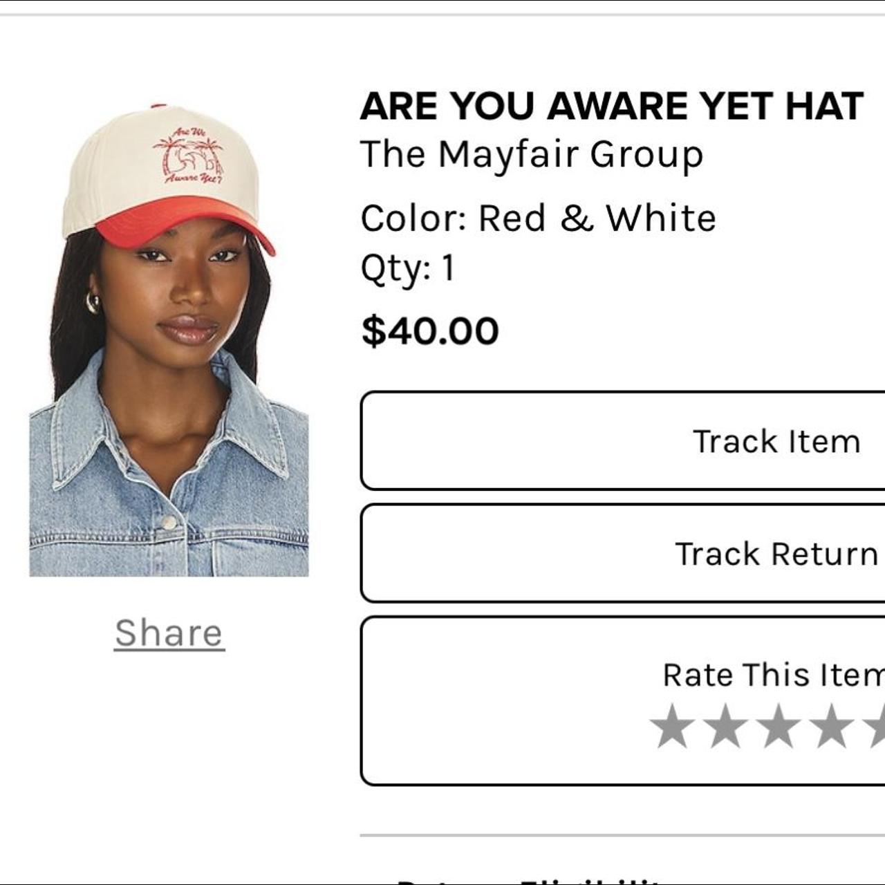 MAYFAIR GROUP are we aware yet hat - BRAND NEW -... - Depop