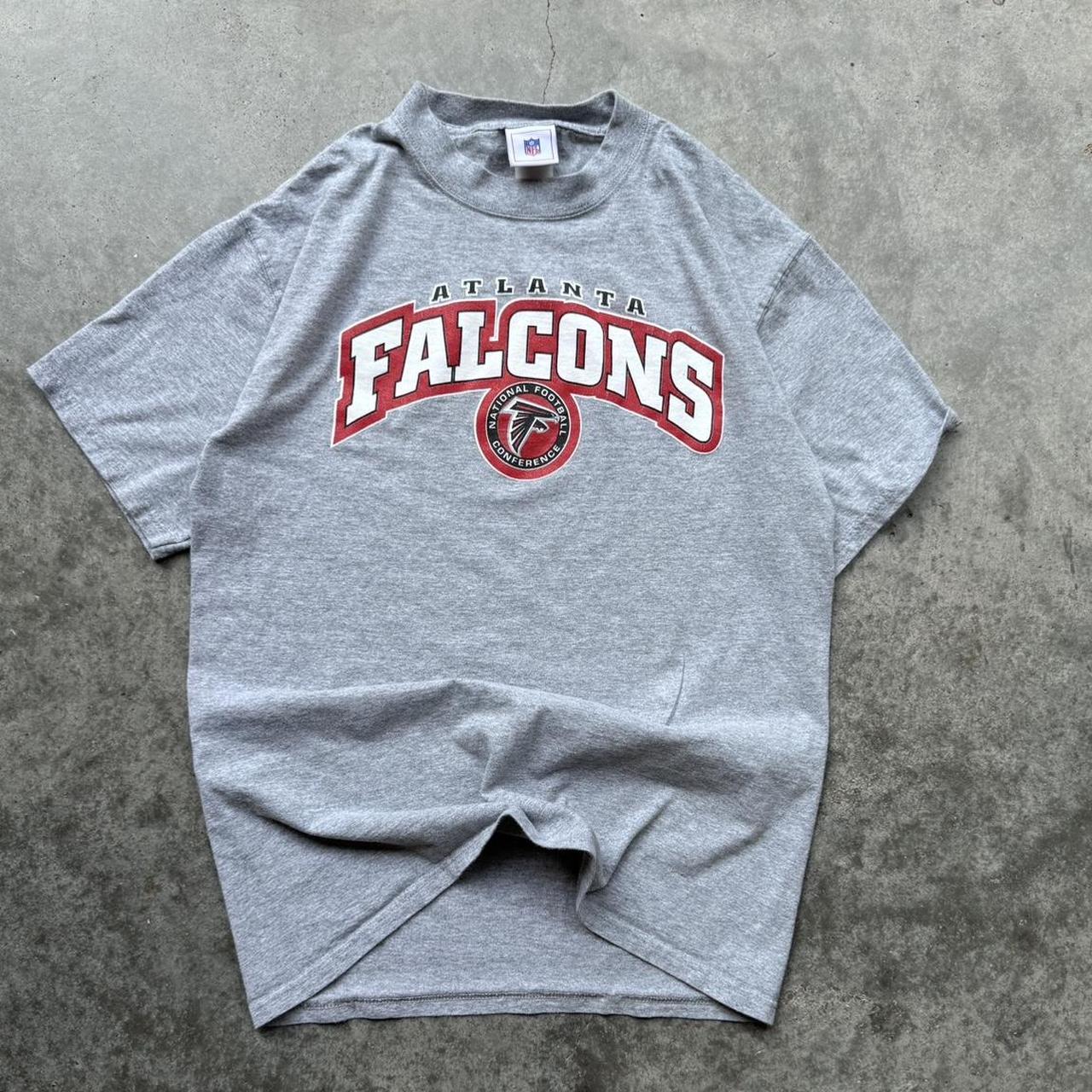 Vintage 00s Atlanta Falcons Tee 🔥 -Sized as... - Depop