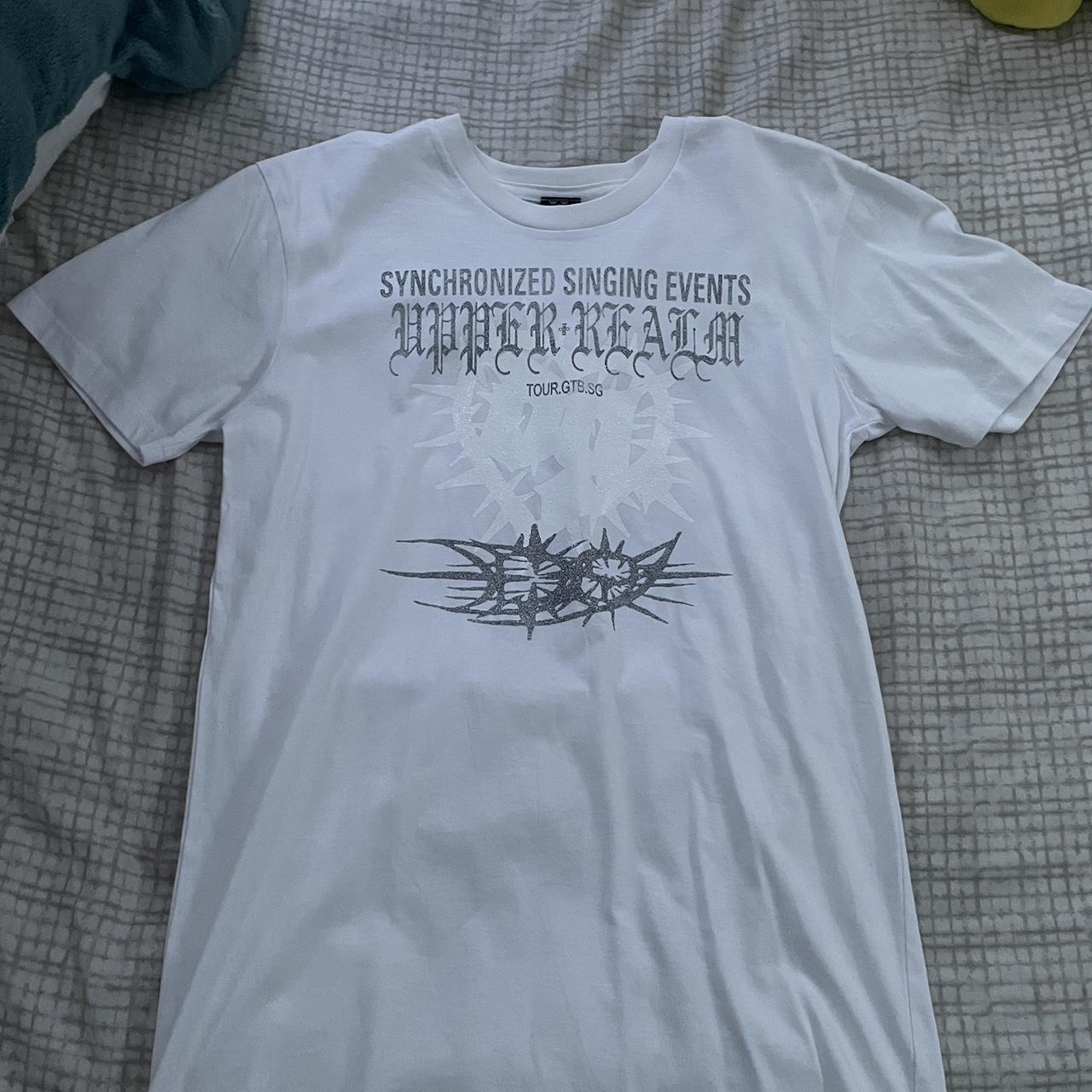 Drain Gang LA popup exclusive white D9 glittery... - Depop
