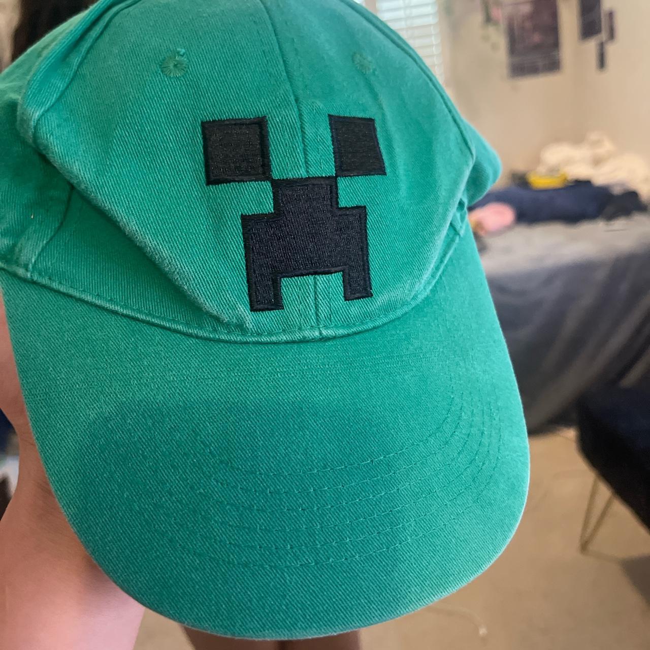 Green and Black Hat | Depop