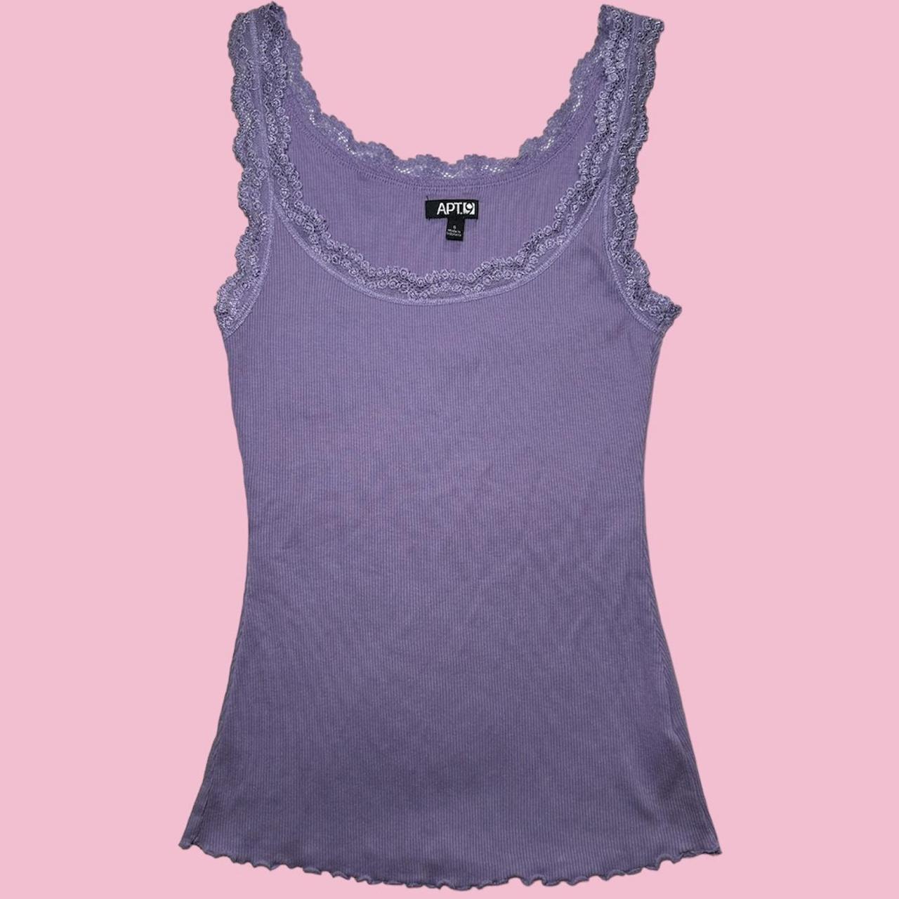 Purple lace tank Such a beautiful tank, thicker... - Depop