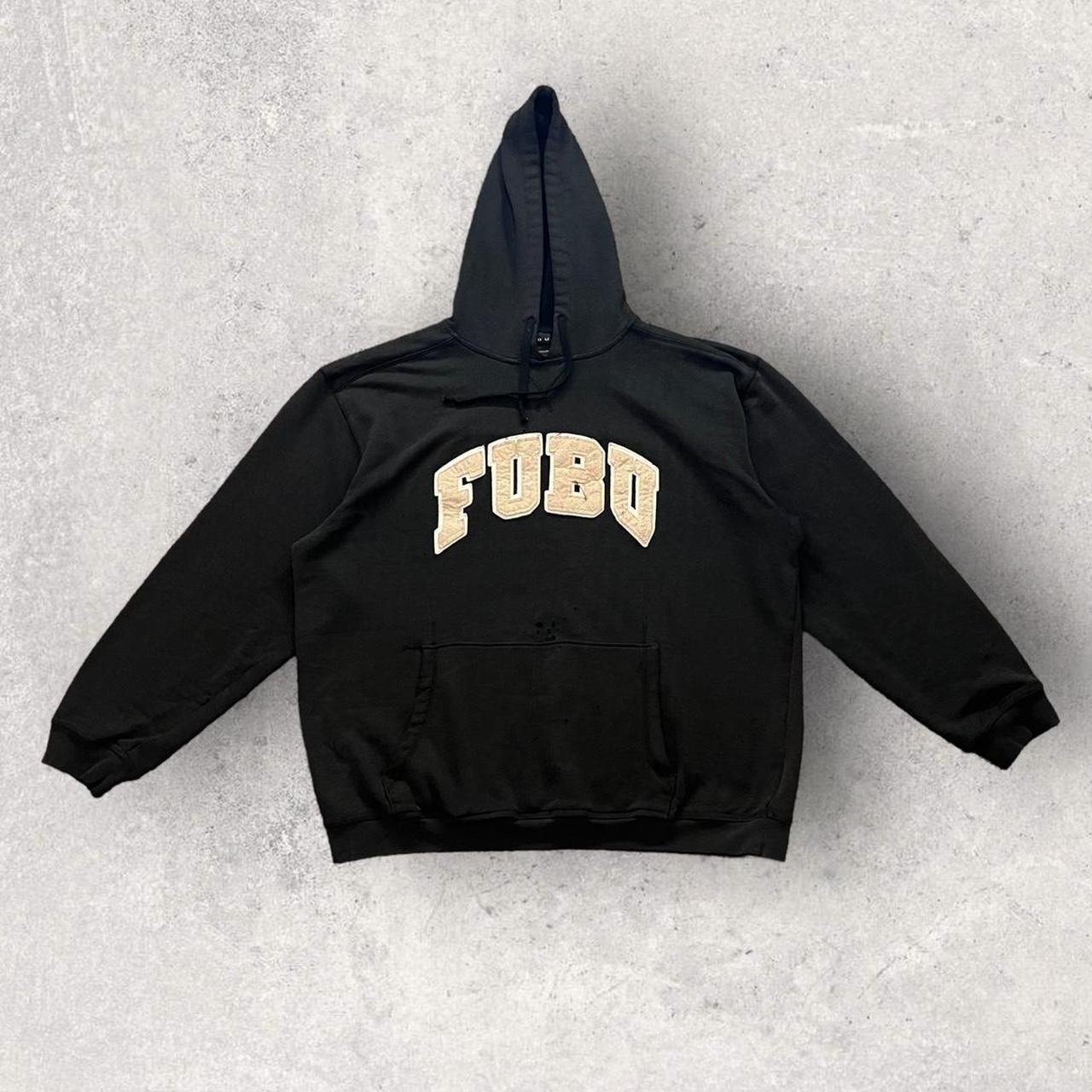 FUBU Men's Black Hoodie | Depop