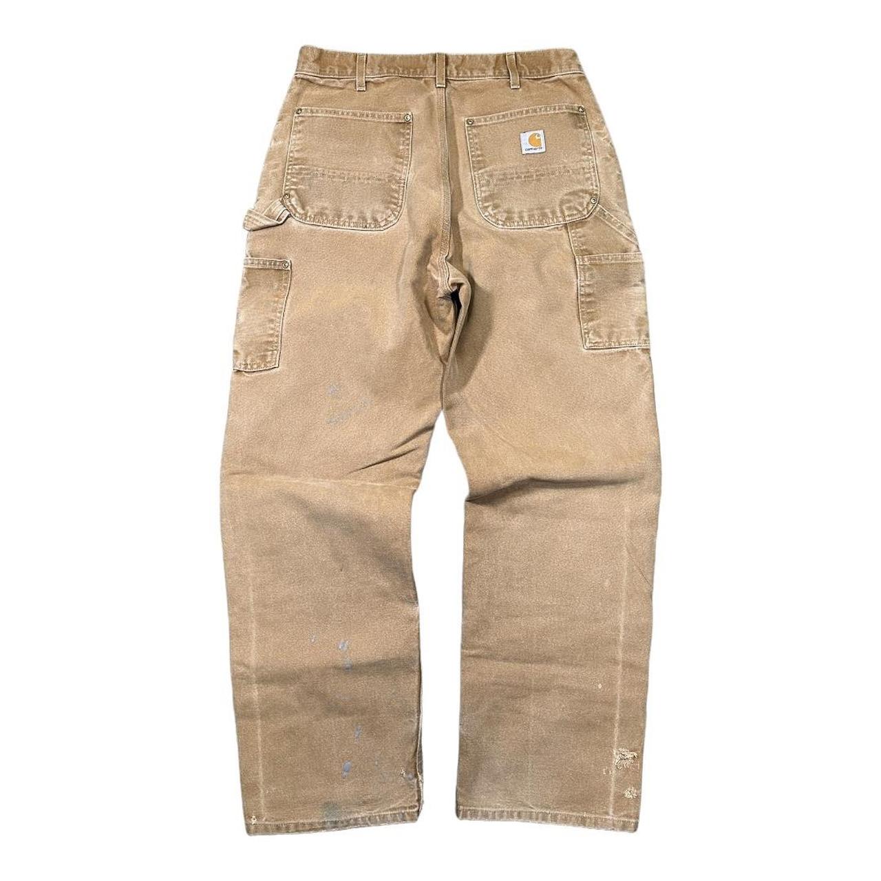 VINTAGE CARHARTT DOUBLE KNEES Waist: 34 Length: 32 - Depop